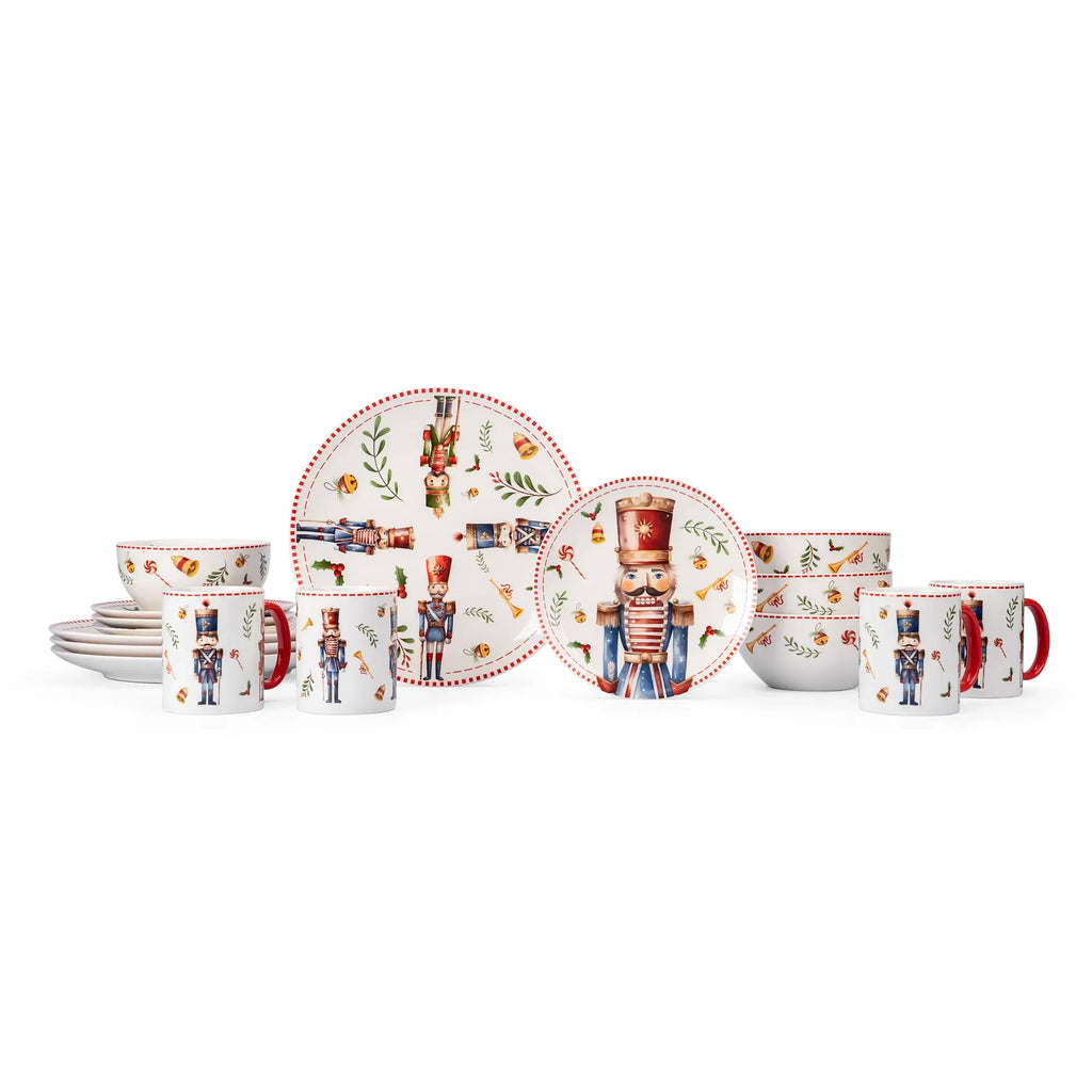 Vajilla de porcelana - 16 piezas - NUTCRACKER – Crown Baccara